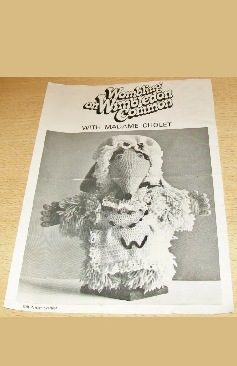 Rare WOMBLES 'MADAME CHOLET' Toy Knitting /Crochet Pattern | eBay UK