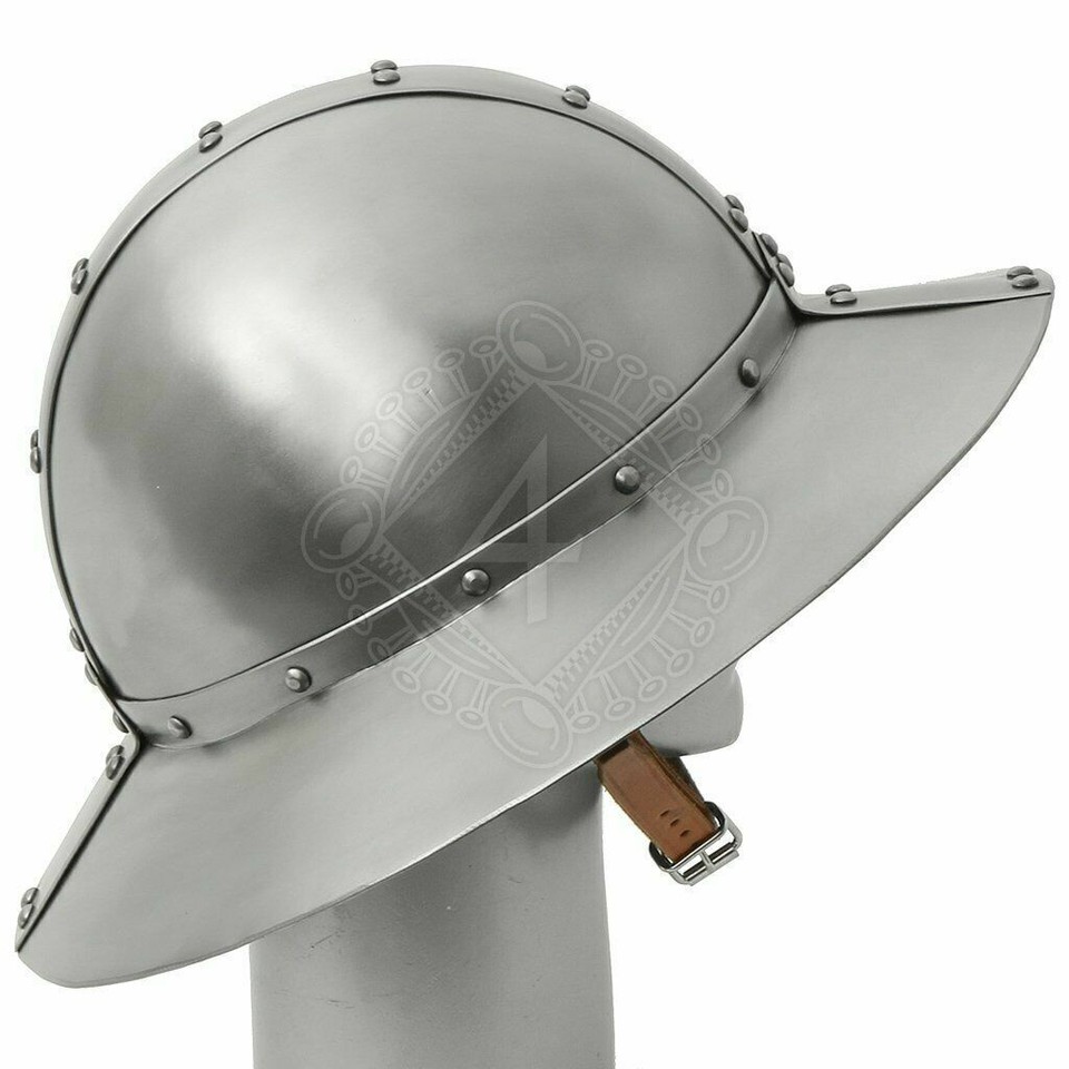 18 gauge Steel Medieval Knight Kettle hat Helmet Warrior Christmas ...
