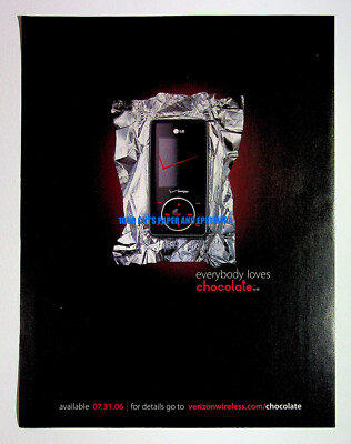 LG Chocolate Cell Phone 2006 Trade Print Magazine Ad Poster ADVERT | eBay