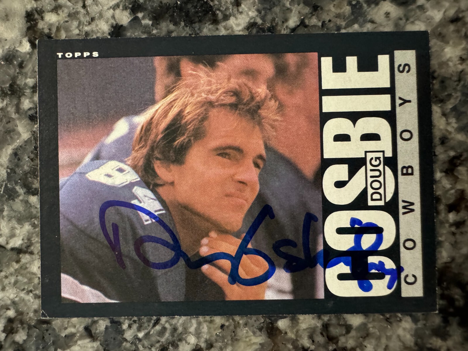 Doug Cosbie Signed DALLAS COWBOYS Card 1985 Topps | eBay