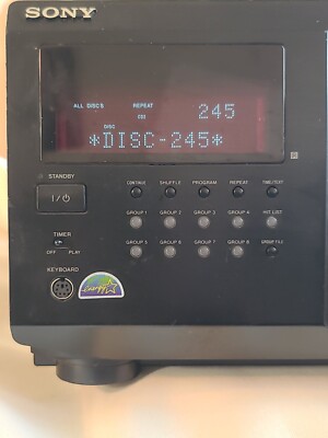 Sony CDP-CX355 Mega Storage 300 Cd Player PARTS ONLY Not Tested Powers ...