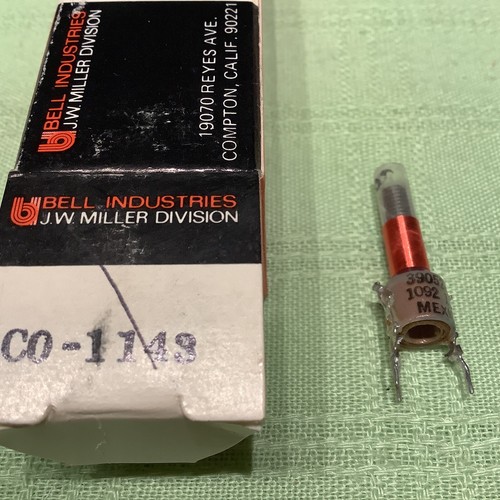 Miller CO-1143 unshielded coil 3.58 mHz 21-65 uH | eBay