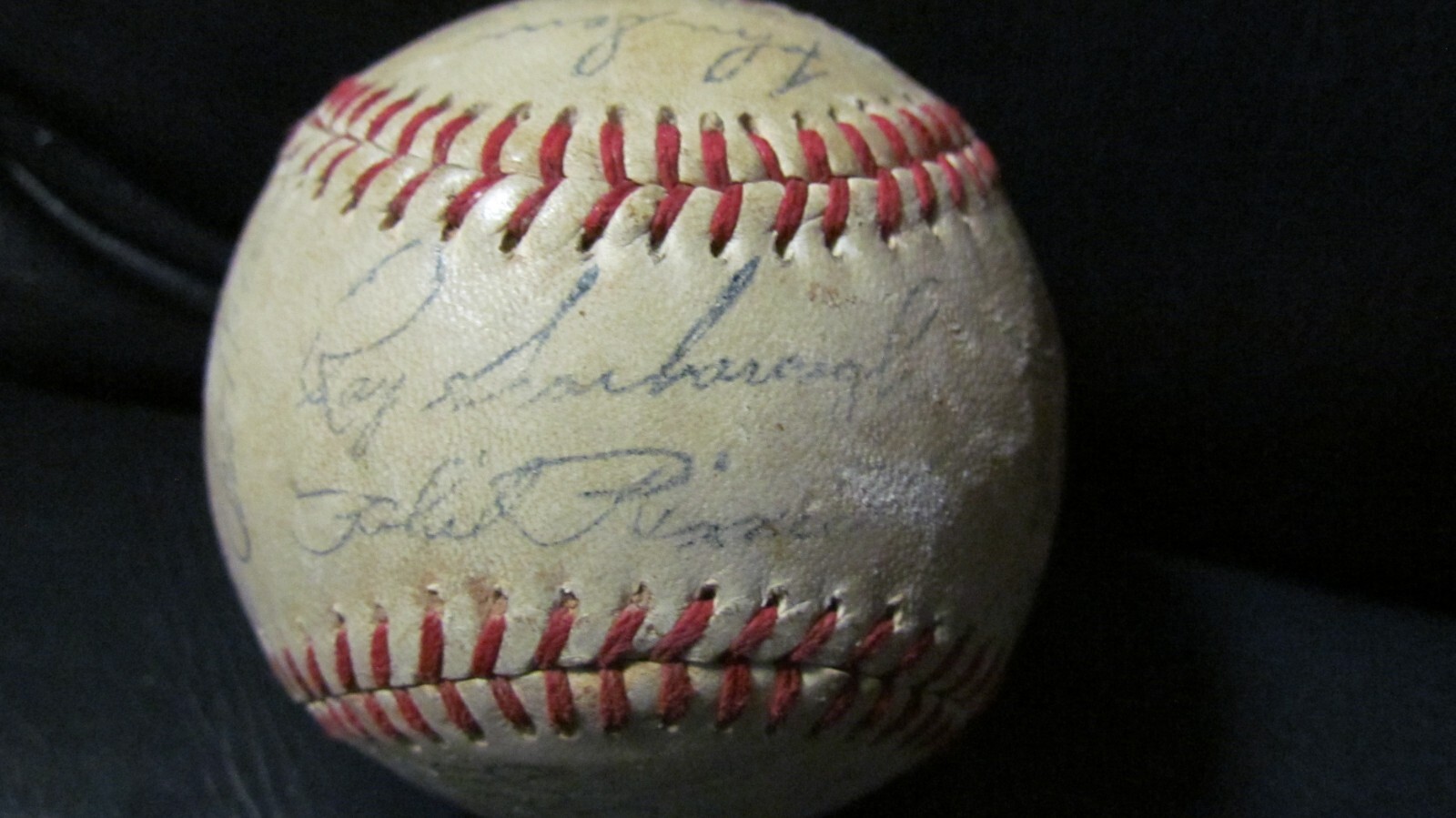 1953 New York Yankees Facimile SIgned Ball Rare Mickey Mantle Casey ...