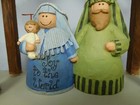 One piece Nativity with the stable & Holy Family on it -New Blossom ...