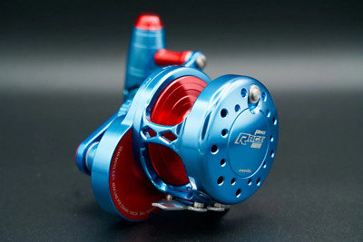 Maxel Jigging Reel Rage Pro 60 Lever Drag Conventional Reel Blue/Red | eBay