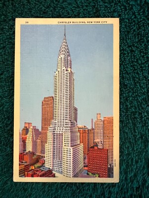 Postcard ~ Chrysler Building ~ New York City ~ 1963 ~ UNMAILED | eBay