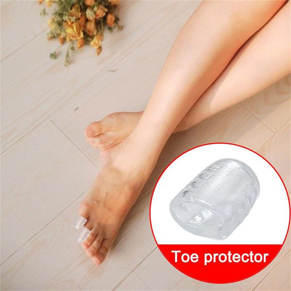 10Pcs Silicone Toe Caps Anti-Friction Breathable Toe Protector Prevents ...