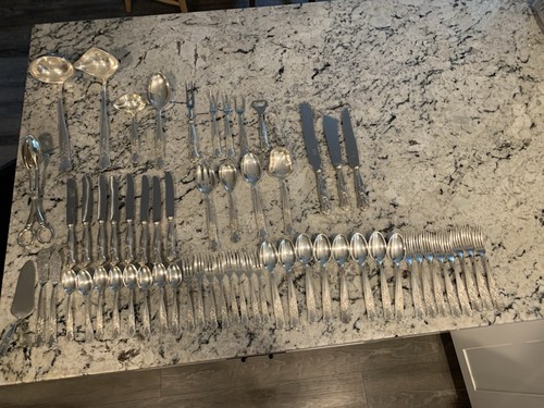 Vintage Rostfrei Solingen Erjo 61 PC Silver Flatware Serving Set ...