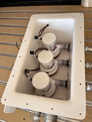 Sea Chest Baitwell or Livewell Pump Box Or Sump Box (Triple Rule 2000 ...