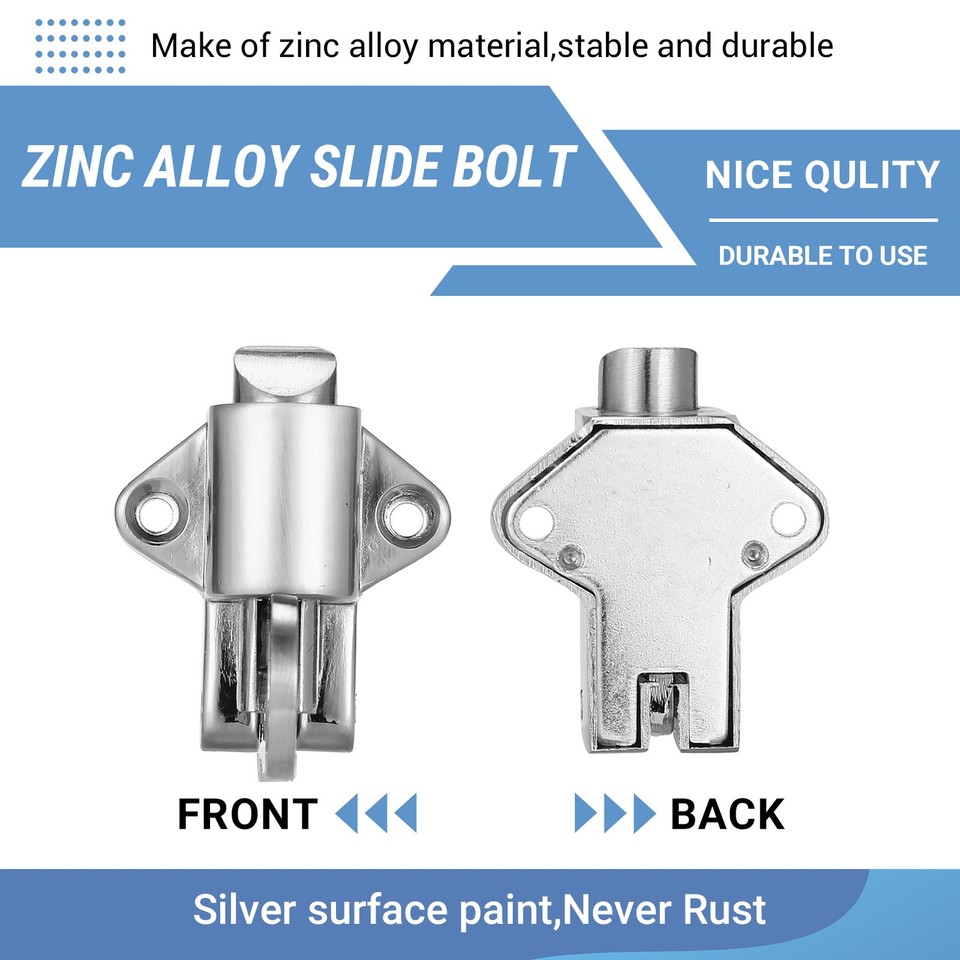 Home Security Spring Slide Bolt FenstertüR Automatic Lock ...