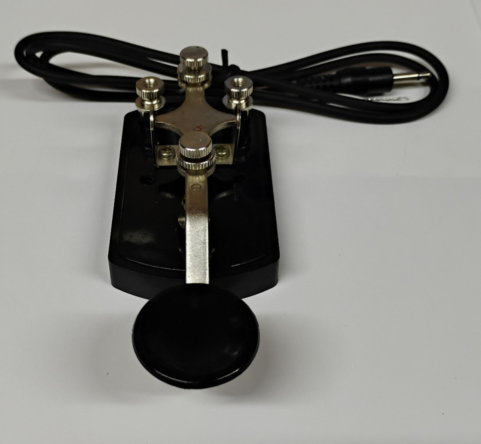Straight Key Ham Radio Morse Code Key With Cable | eBay