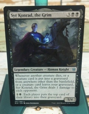 MTG Magic the Gathering Syr Konrad, the Grim (107/269) Throne of ...