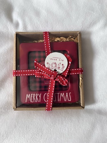 Rae Dunn Merry Christmas Red Frame Ornament | eBay