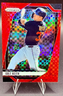 COLT KEITH 2025 Panini Prizm #289 Red Power /99 Tigers | eBay