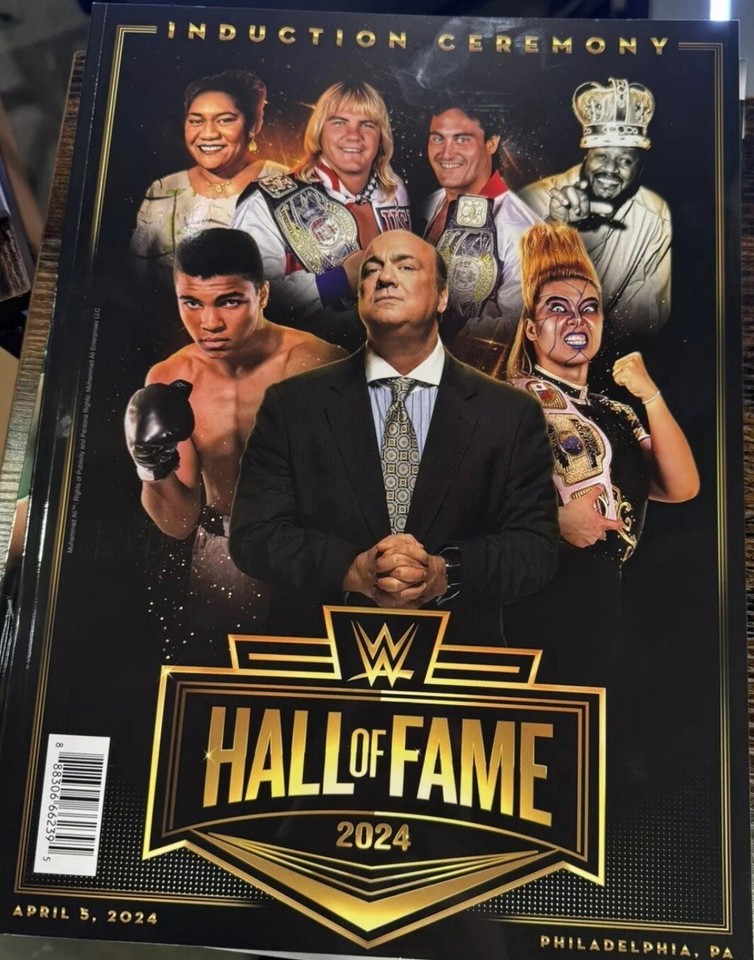 WWE Wrestlemania 40 official program The Rock Roman Reigns Cody Rhodes ...