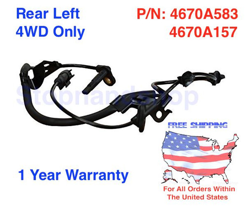 New ABS Wheel Speed Sensor for 07-14 Mitsubishi 4WD Outlander Lancer ...
