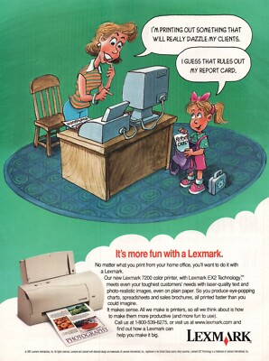 1997 Print Ad Lexmark 7200 Color Printer | eBay