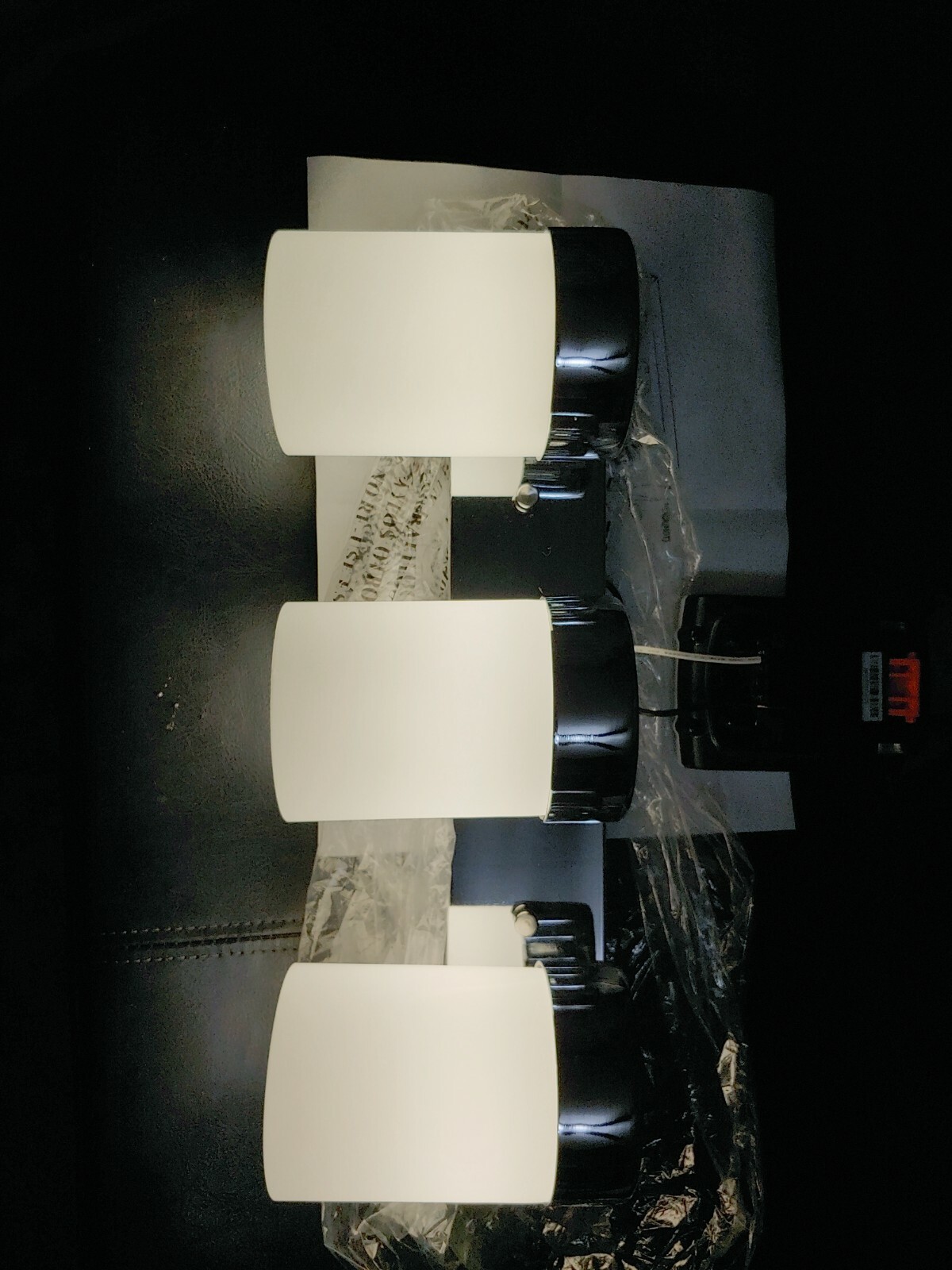 SunLink RV CAMPER BOAT VANITY LED WALL LIGHT CHROME SCONCE 12 VOLTS DC ...