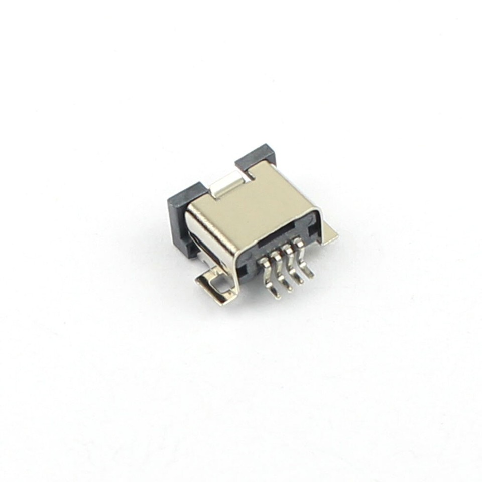 10Pcs Mini USB 4 Pin Female SMT SMD PCB 4P Mount Jack Socket Connector ...