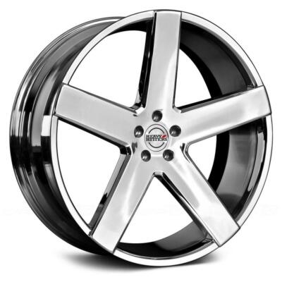 22 inch 22x9 HEAVY HITTERS HH15 Tru Chrome wheels rims 5x130 +38 | eBay