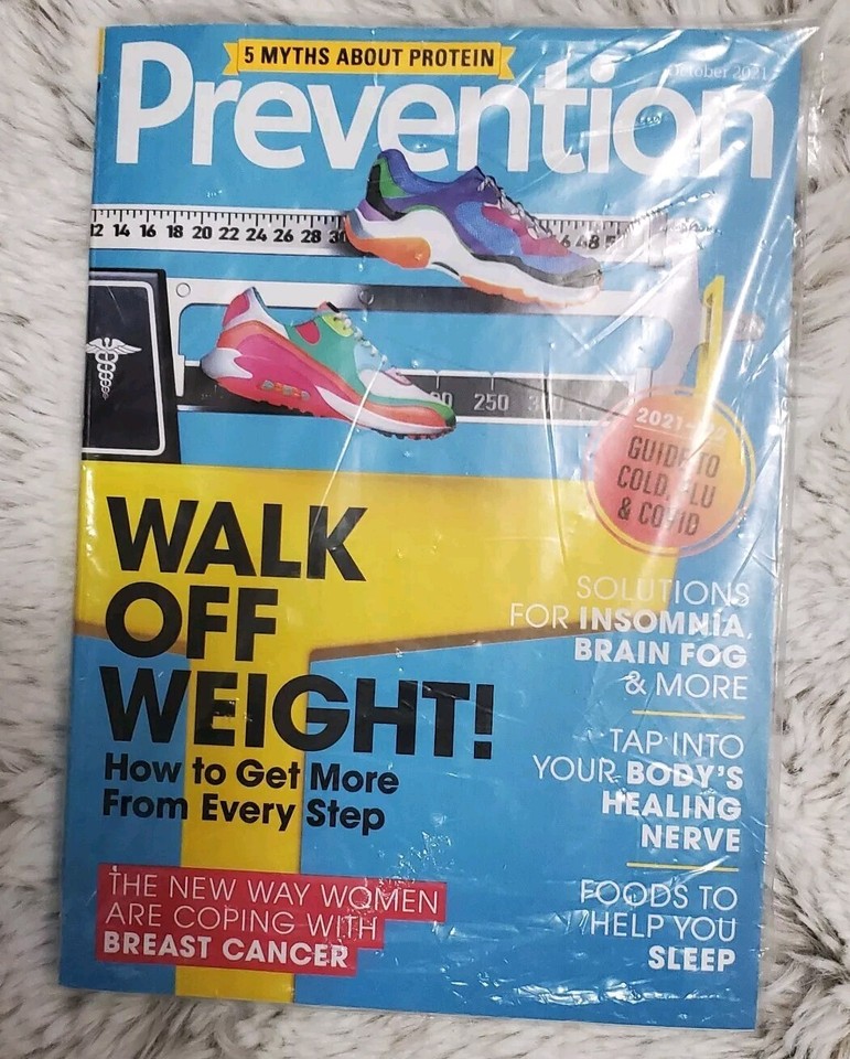 Prevention Magazine October 2021 ~ Walk Off The Weight ~ Insomnia ...