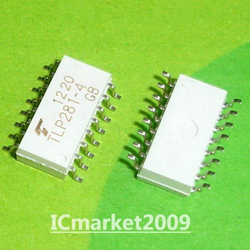 10 PCS TLP281-4GB SOP-16 TLP281-4 Photocoupler GaAs IRED & Photo ...