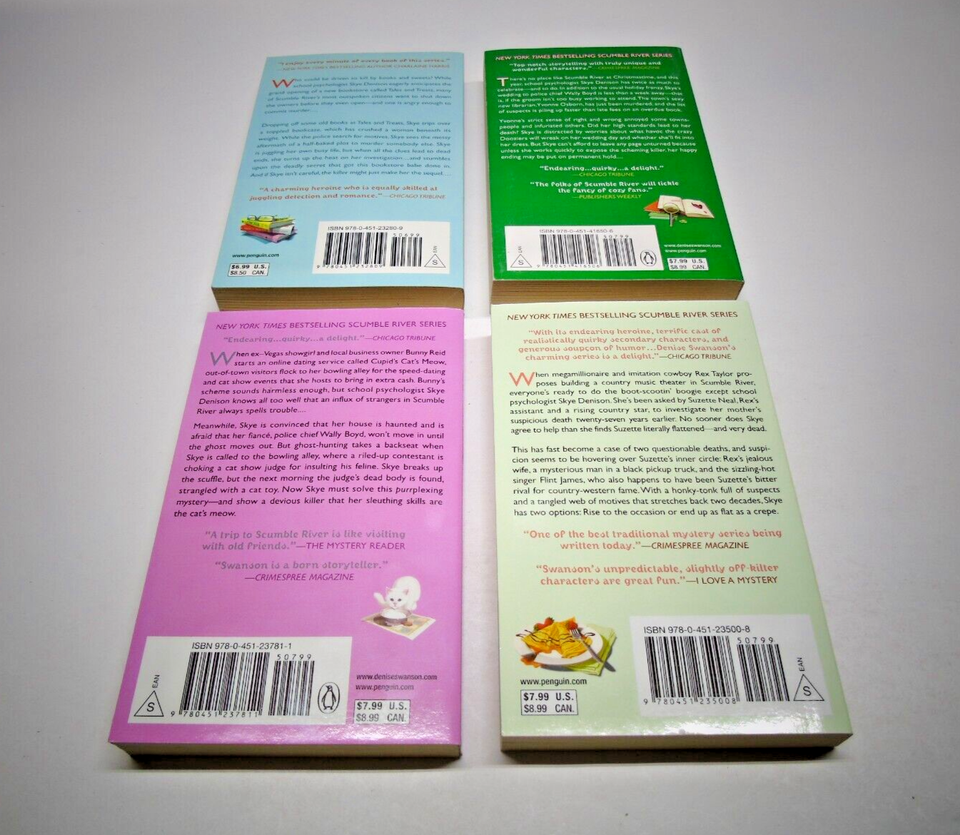 Denise Swanson, Scumble River Mystery Series, 9 Books 8-16, Pb, BRAND ...