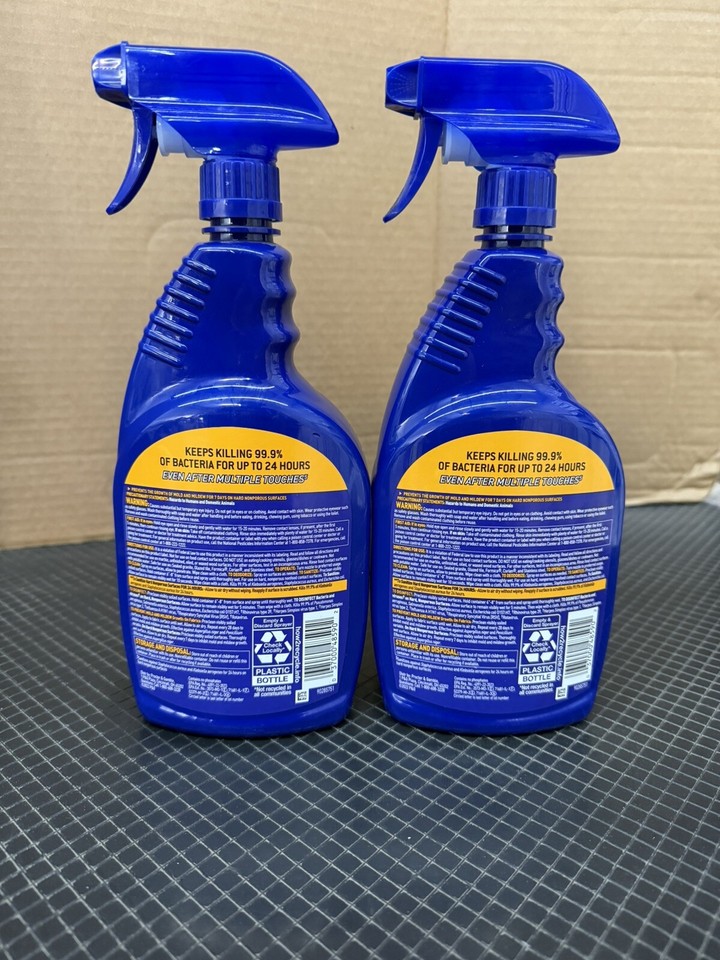 Microban 24 Hour Bathroom and Sanitizing Cleaner, Fresh, 32 fl oz 2 /pk ...
