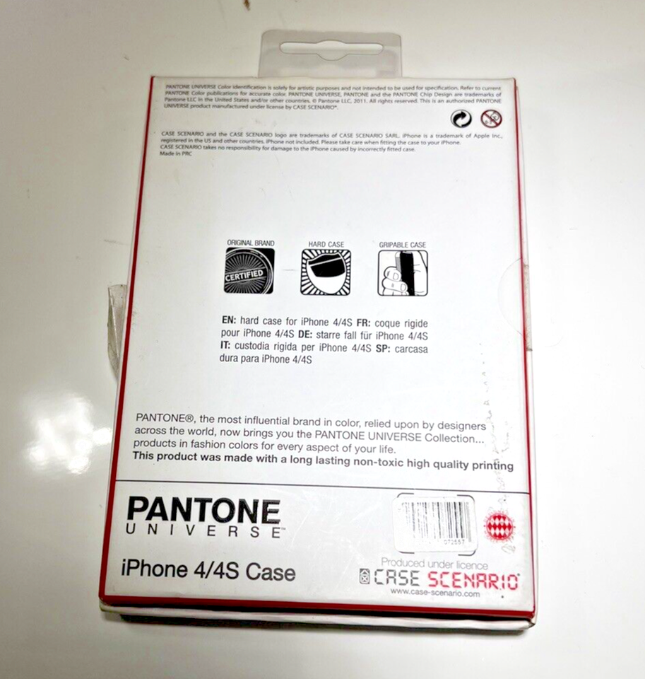 PANTONE UNIVERSE 021 IPHONE 4 / 4S CASE ORANGE RARE 2010 Case Scenario ...