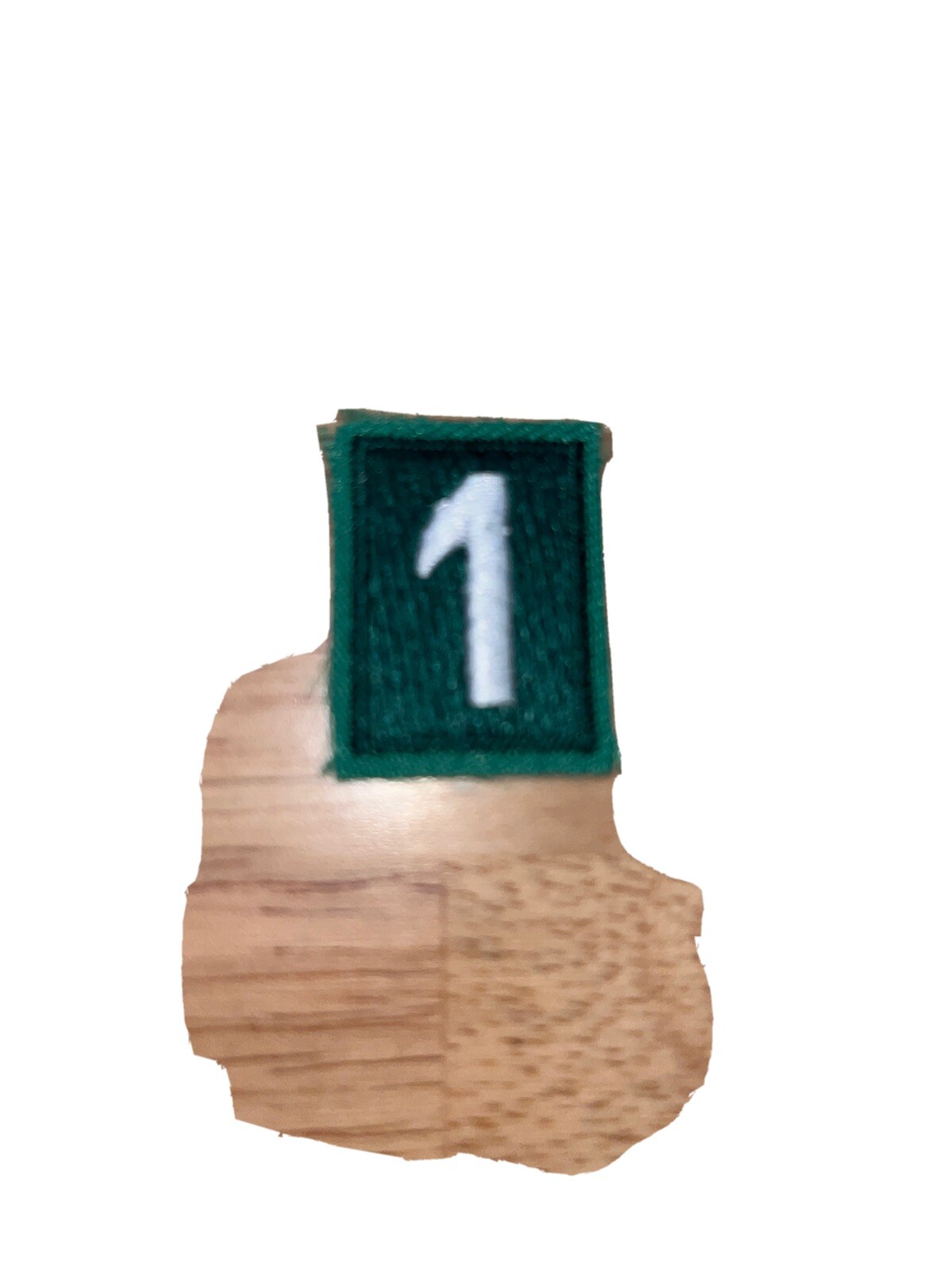 Girl Scouts Troop Number 1 Patch Green White | eBay