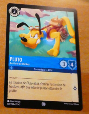 LORCANA TRADING CARD GAME TCG DISNEY CHAPITRE 3 PLUTO 152 /204 FR ** | eBay