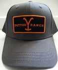 Yellowstone Tv Show Dutton Ranch Patch Licensed Trucker Gray Hat | eBay