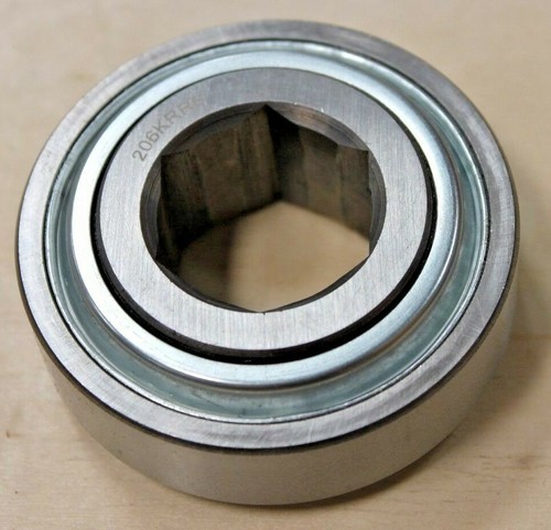 Premium 206KRR6 AG Bearing 1" Hex Bore Tri-Lip JD9338 HPC100GP 1AH06-1 ...