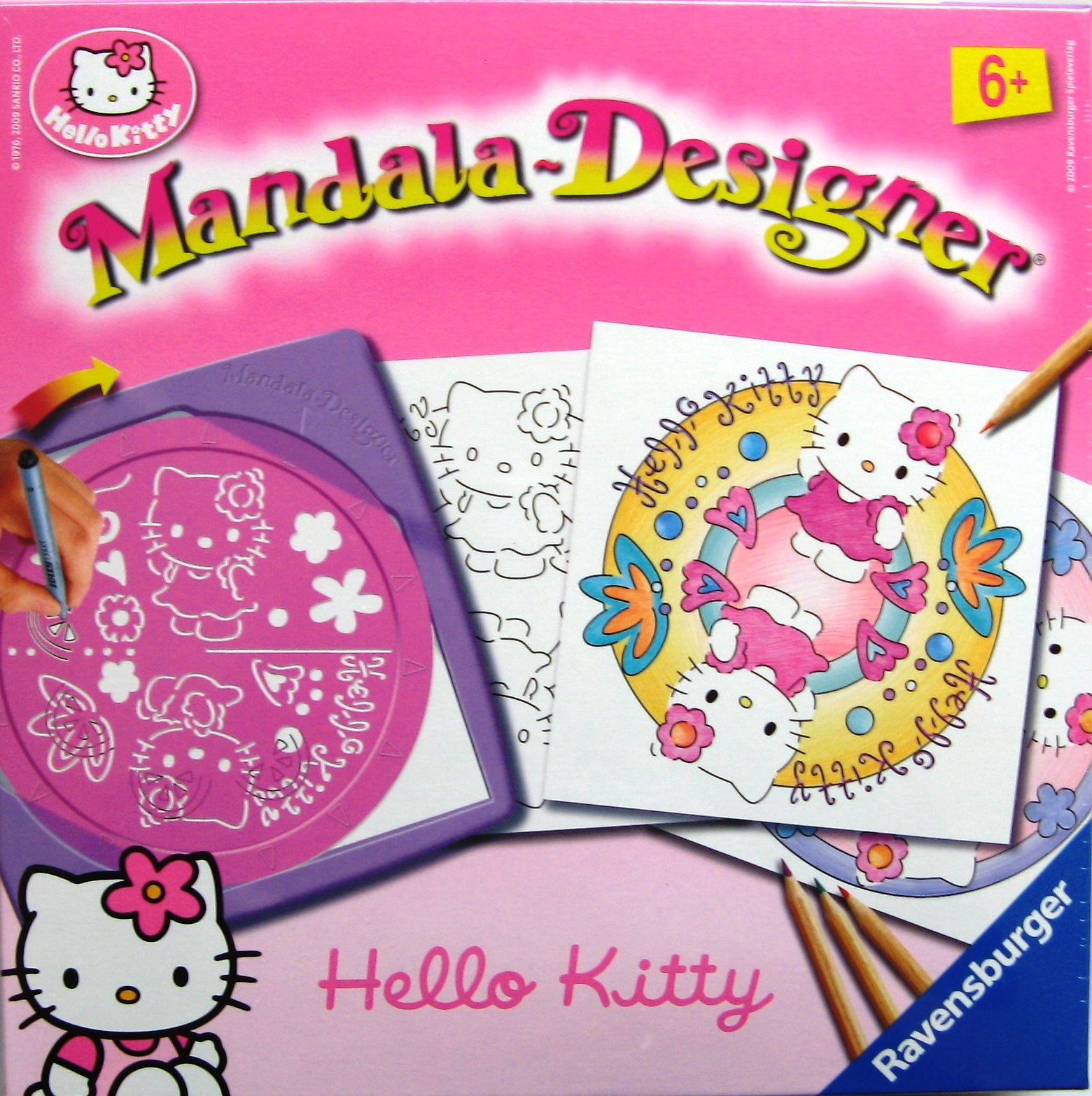 HELLO KITTY MANDALA DESIGNER BY RAVENSBURGER - FULL SIZE - BRAND NEW ...