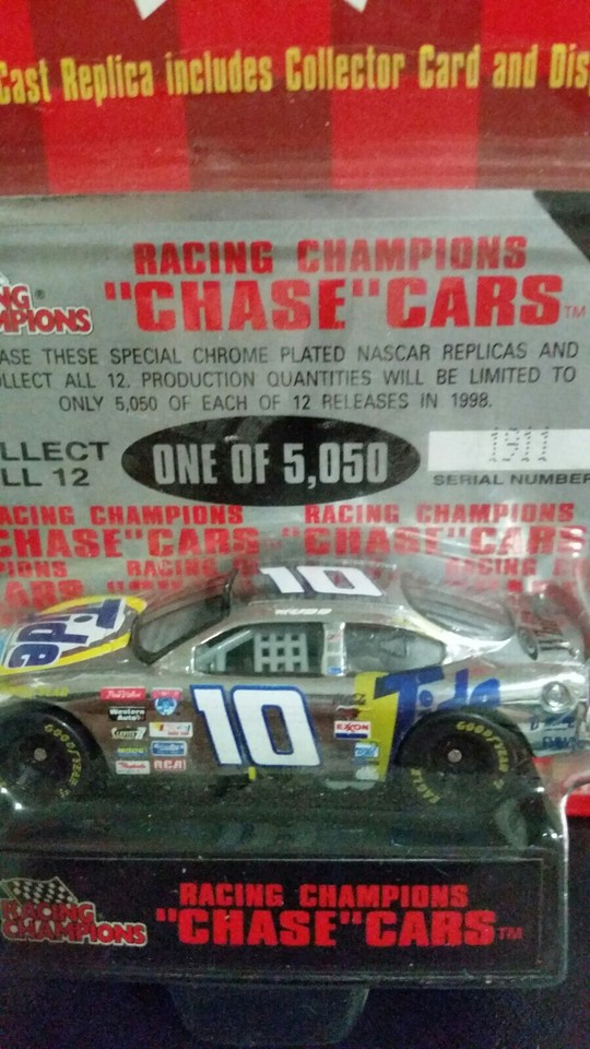 Ricky Rudd #10 Tide-1998 Chase Car -#1911/5050-Racing Champions 1/64 ...