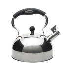 Stainless Steel Whistling Tea Kettle Max & Min Lines Coffee Tea Pot 2.5 ...