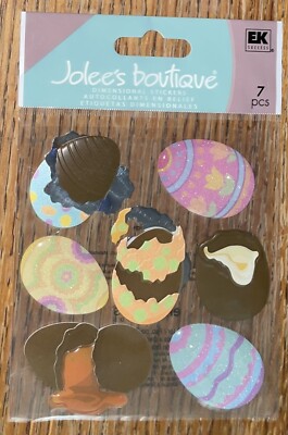 RARE Jolees EASTER CHOCOLATE EGGS Candy Decorated Egg Carmel Scrapbook ...