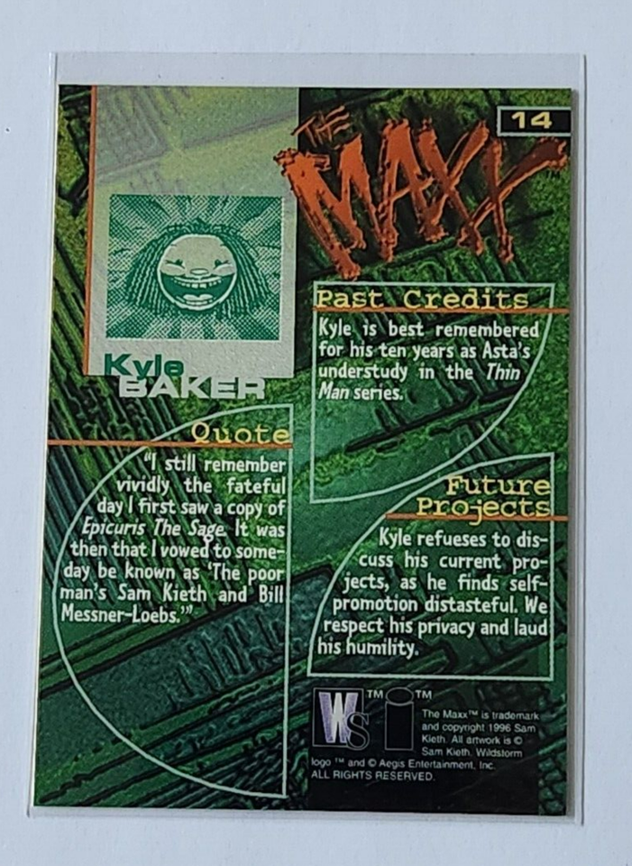 1996 THE MAXX KYLE BAKER TRADING CARD | eBay