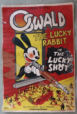 1935 Oswald The Lucky Rabbit Movie Poster Lee Harvey Oswald JFK | eBay