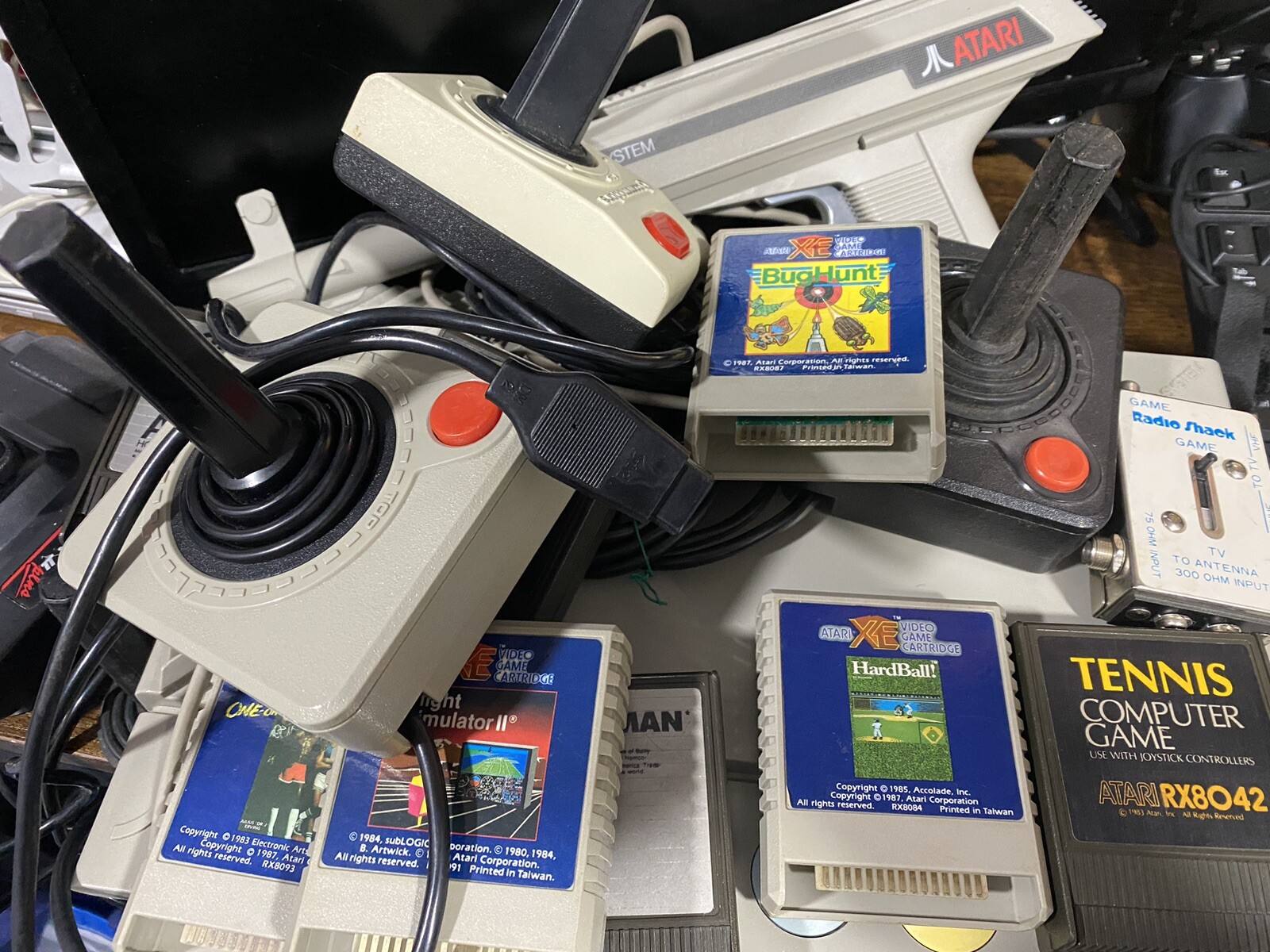 Atari XE Game System, Gun/quickshot2 Plus Controller, Tested Look Read ...