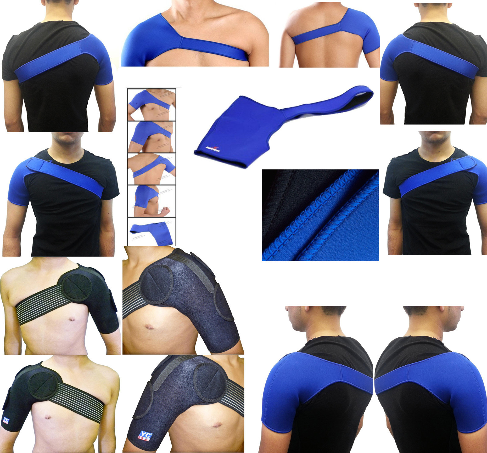 Quality Neoprene Shoulder Dislocation Injury Arthritis Pain Support ...