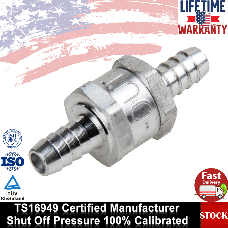 3/8"10mm Inline Check Valve Fuel Diesel Gas Liquid One Way Non Return ...