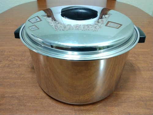 Vintage Flint Ekco 8qt Stainless Steel Radiant Stock Pot With Lid #467 ...