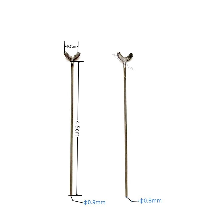 Dental Ball Retainer J Clasp Oblique Clasps Bars 0.8mm 0.9mm Y-Type ...