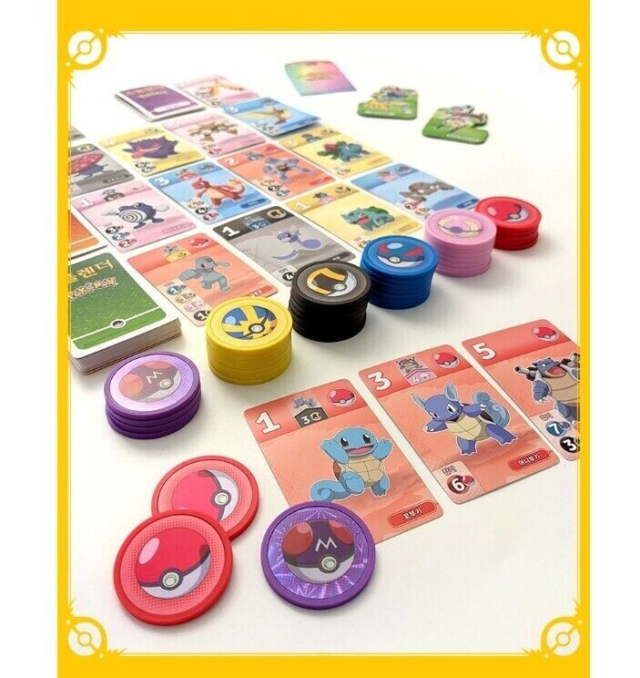 Splendor Pokemon Edition Board Game Pikachu and Friends Korea Exclusive ...