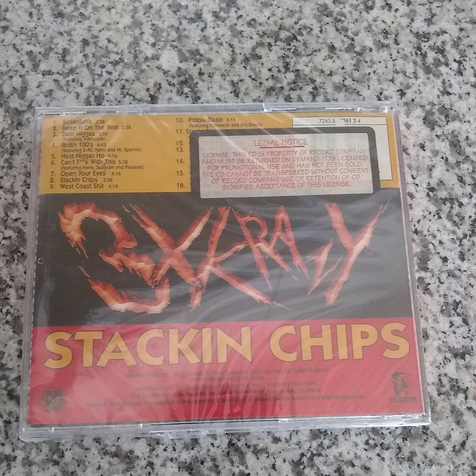 3X KRAZY Stackin Chips BAY RAP CLASSIC!! OAKLAND RARE OOP G FUNK New ...