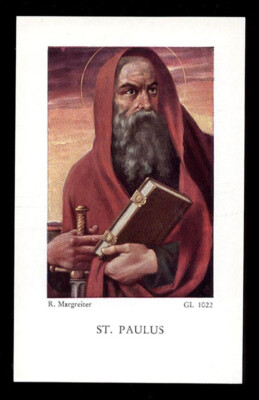 santino-holy card S.PAOLO AP. | eBay.de