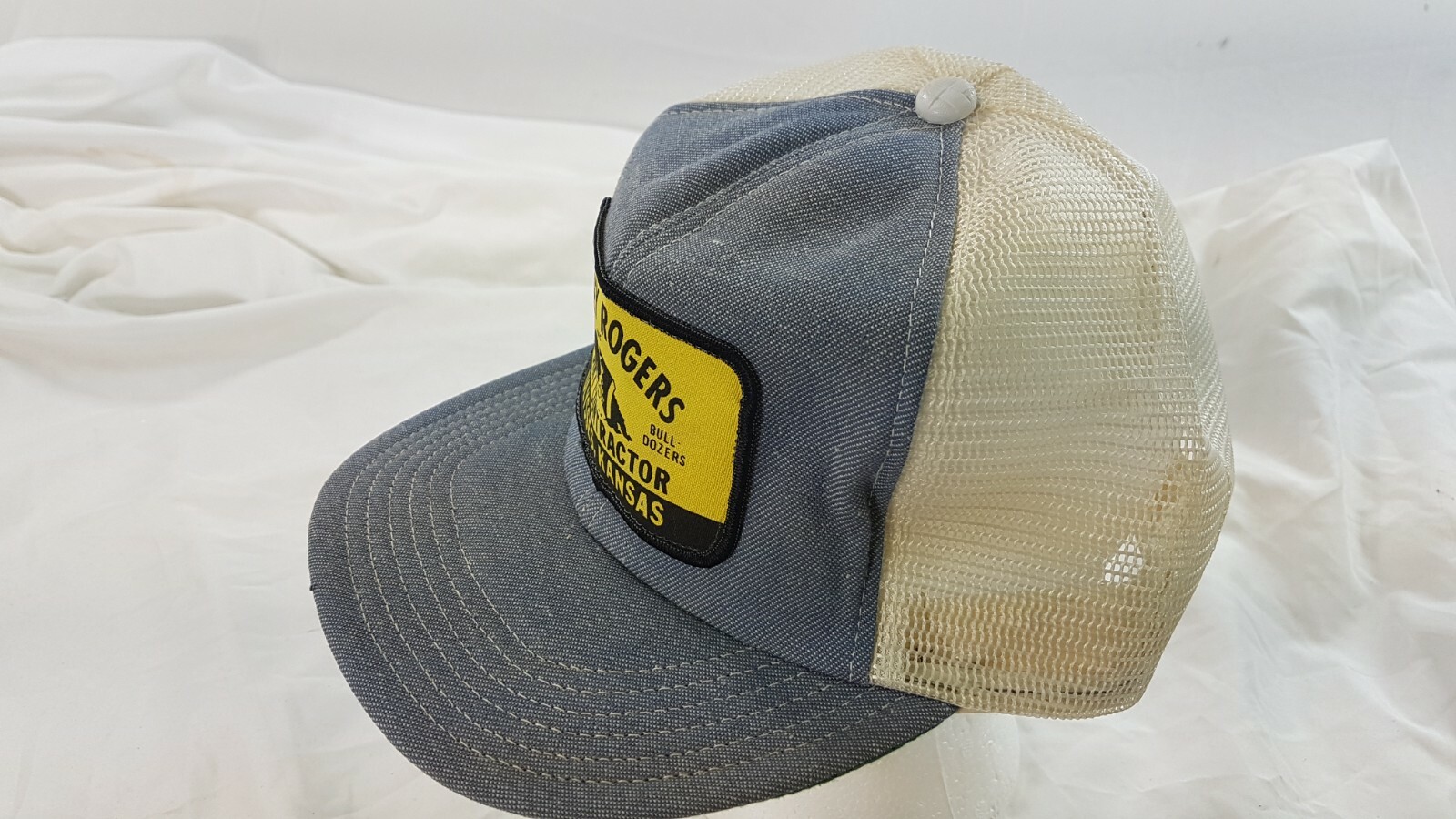 BARNEY ROGERS DIRT CONTRACTOR Cap Trucker Hat Snapba… - Gem