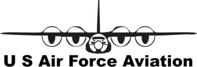 U S Air Force Aviation C-130 3 Mil Vinyl Sticker for a Car or Truck ...