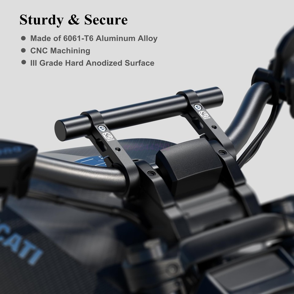 Bike Double Handlebar Extension Aluminum alloy Long Bracket Accessories ...